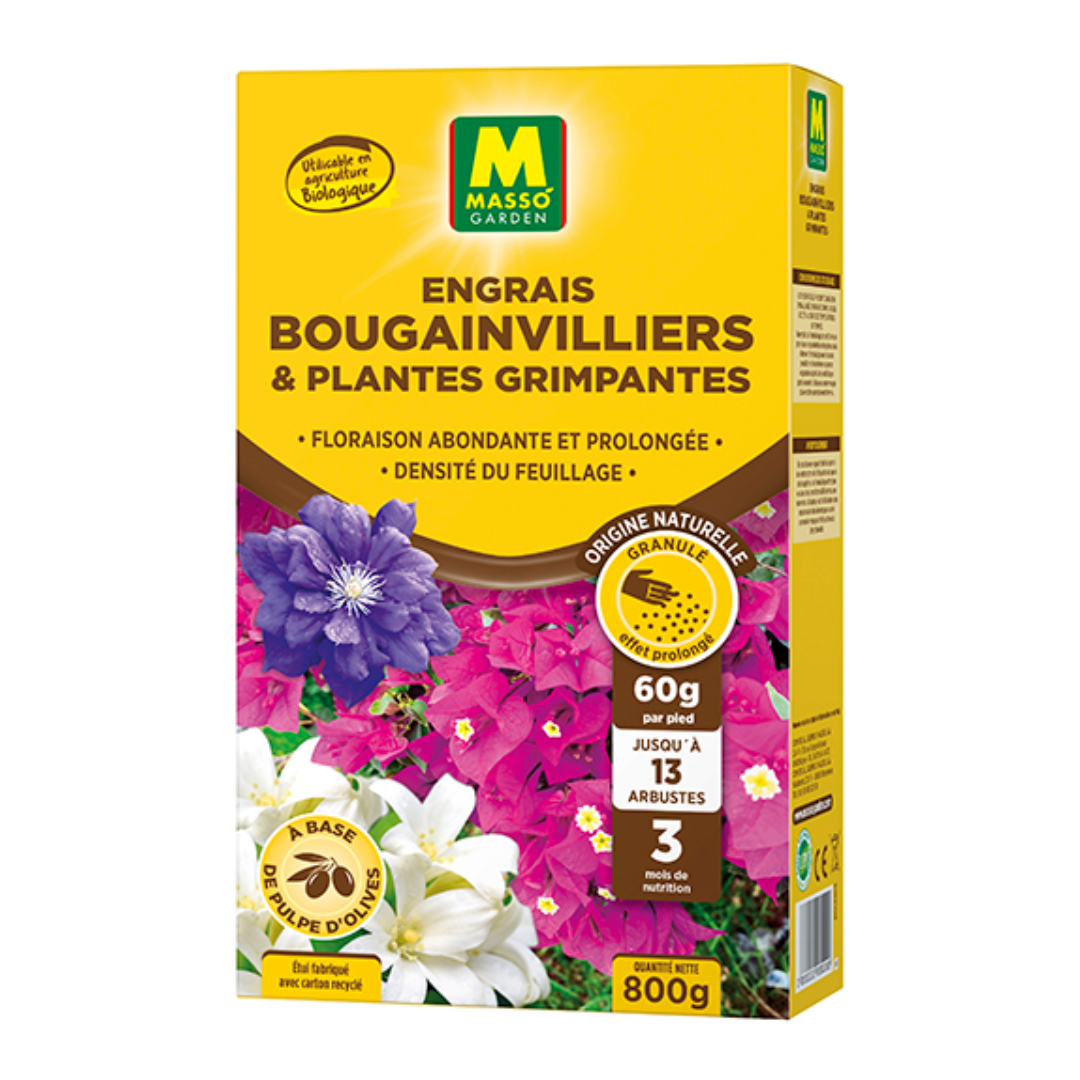 Engrais Bougainvilliers 800 g – MASSO GARDEN - Magic Jardin
